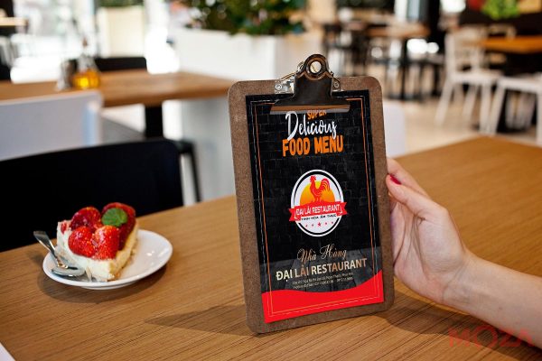 Thiết kế menu nhà hàng Đại Lải Retaurant - Moza - Marketing thương hiệu